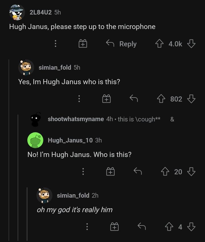 Hugh Janus | /r/beetlejuicing/ | Beetlejuicing | Know Your Meme
