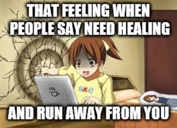 Healing | Anime Girl Punching Wall | Know Your Meme