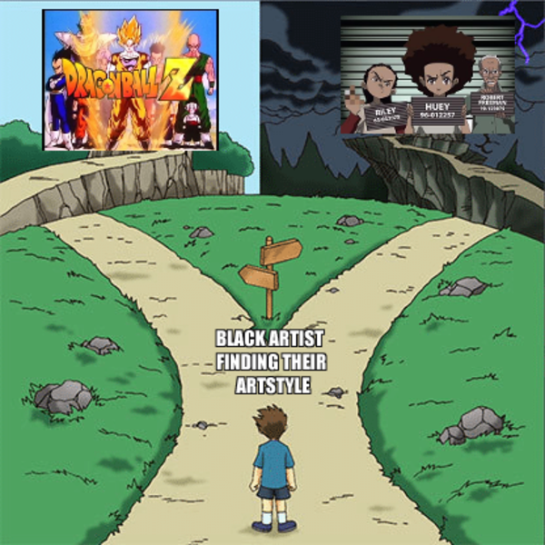 Black Artist Finding Their Artstyle | Dramatic Crossroads | Know Your Meme