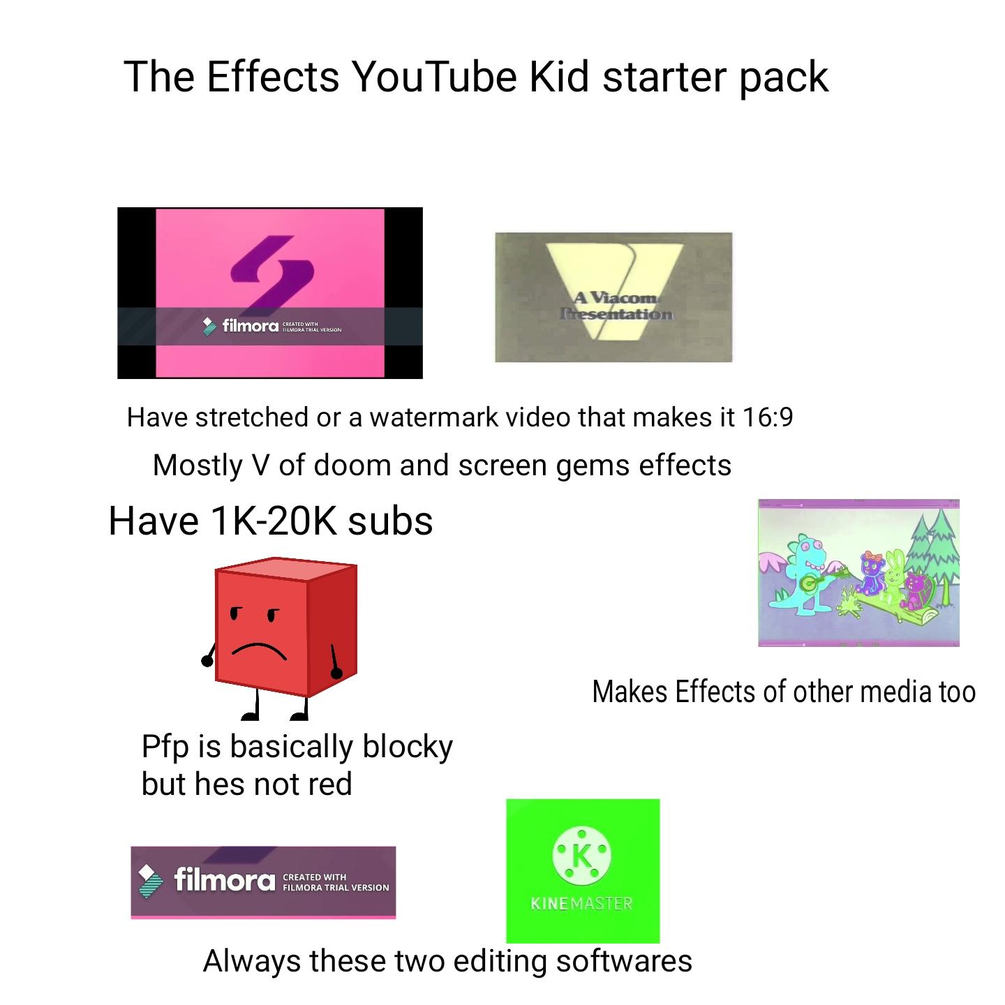 Effects YouTube Kid Starter Pack | /r/starterpacks | Starter Packs ...