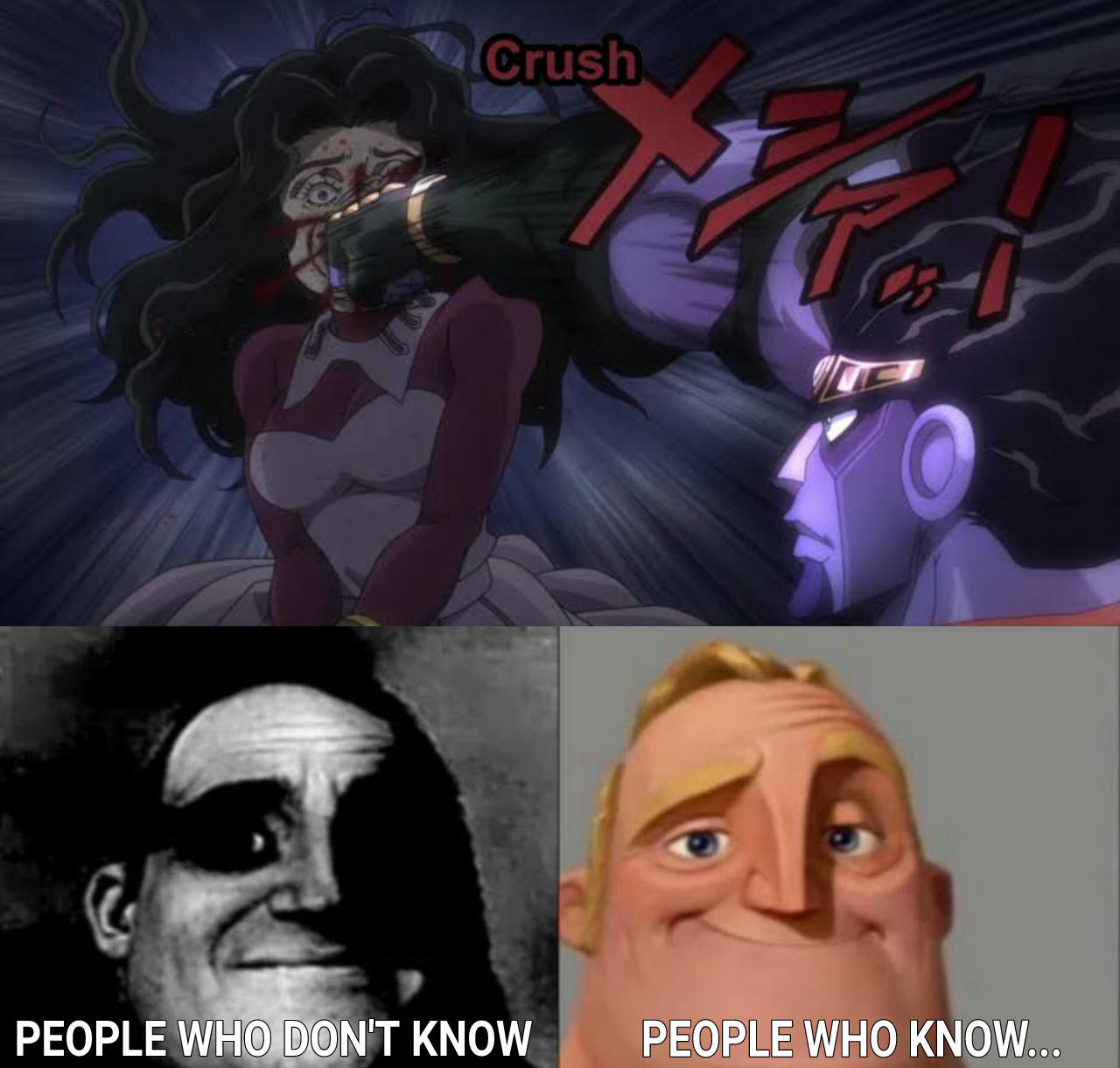 It got me the first time, not gonna lie | /r/ShitPostCrusaders/ | Traumatized Mr. Incredible ...