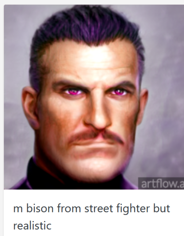 M Bison from Street Fighter | Artflow.ai | Know Your Meme