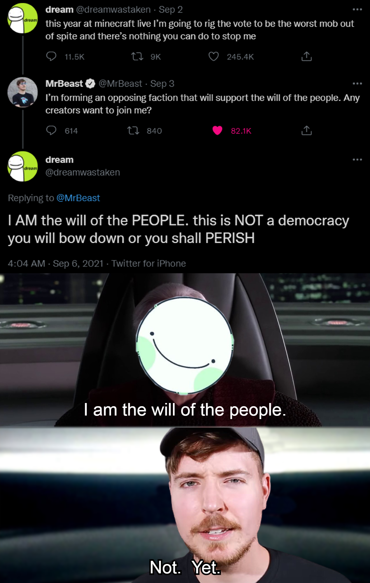 This has probably already been done buuuuuut- | /r/PrequelMemes ...