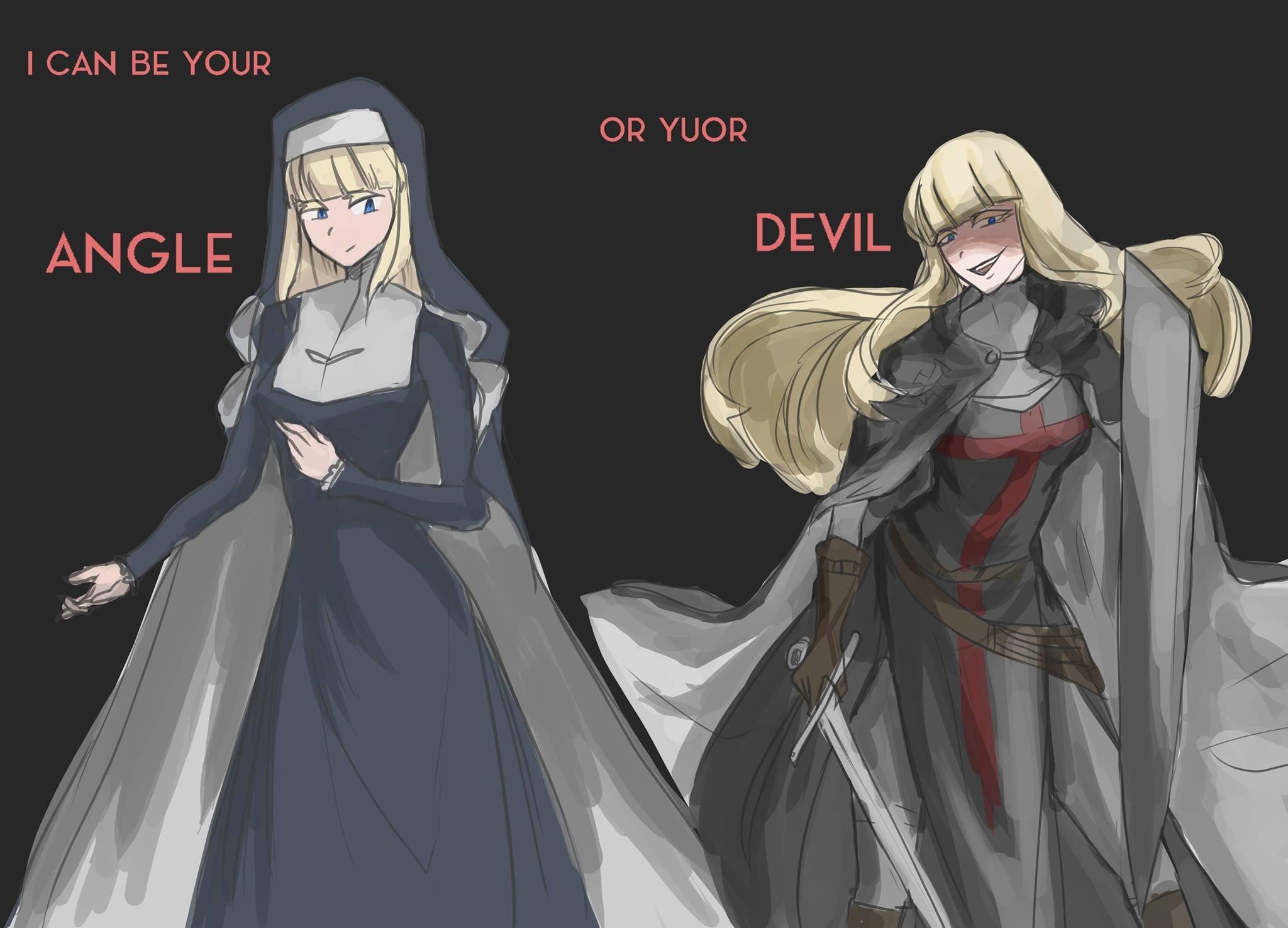 Crusader and her phases. | Centurii-chan | Know Your Meme