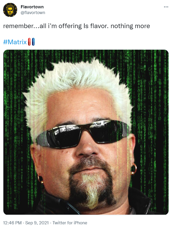 Flavortown | The Matrix Resurrections | Know Your Meme