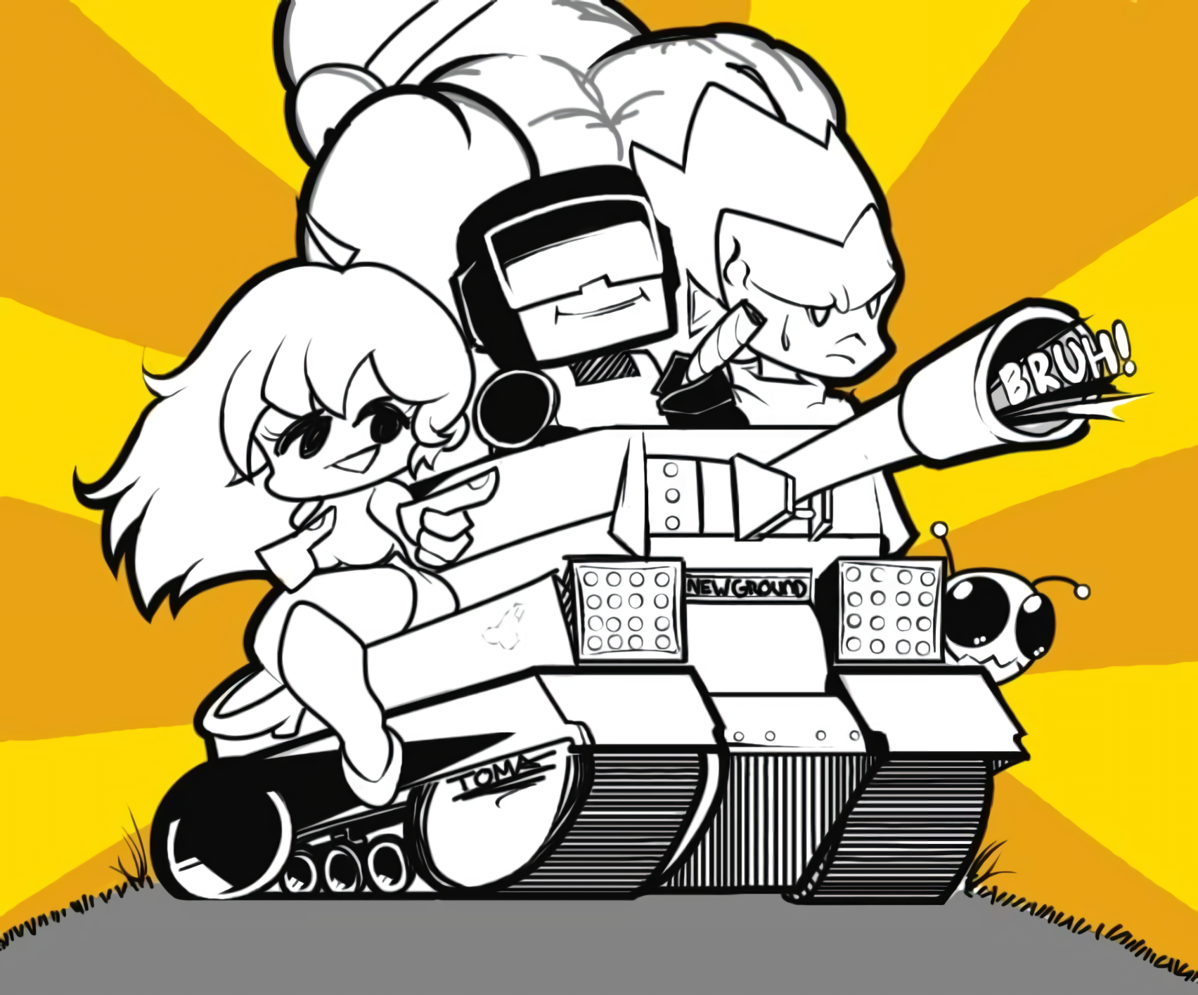 Newgrounds Mayhem by itztomato | Newgrounds | Know Your Meme