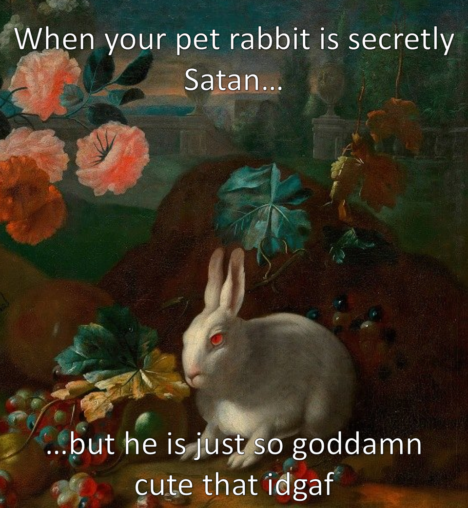 Killer Bunny | Classical Art Memes | Know Your Meme