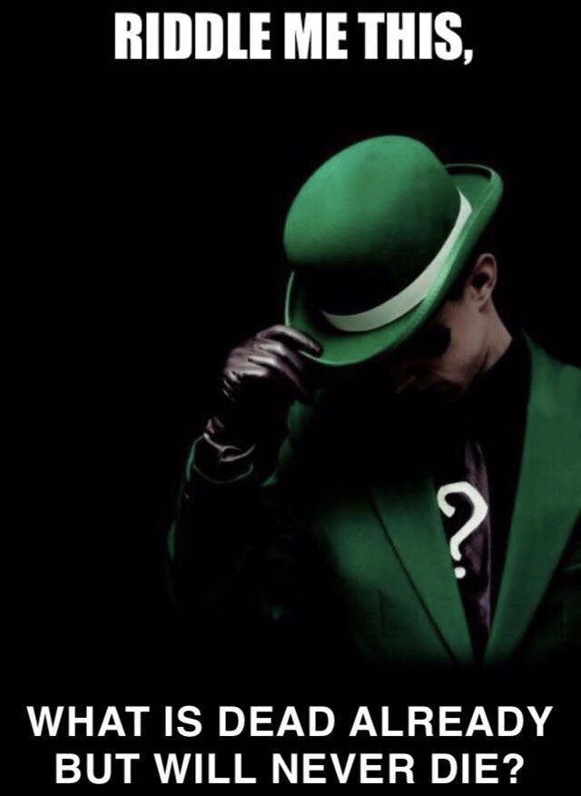 It’s memes, the answer is memes. | /r/dankmemes | Riddle Me This ...