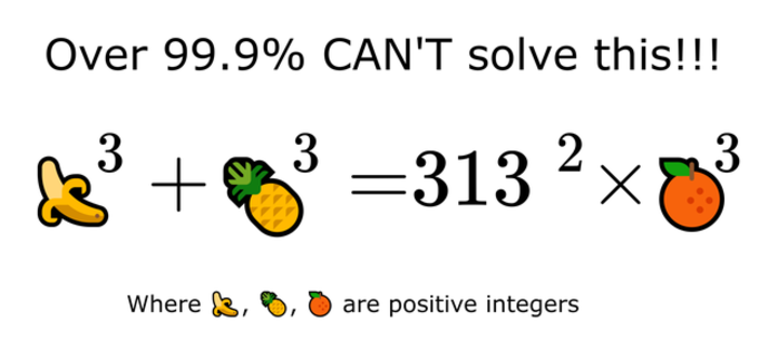 Some fun with Diophantine Equations | Fruit Math / Math With Fruit ...
