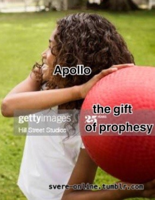 Cropped Apollo Gift Of Prophecy Meme Know Your Meme