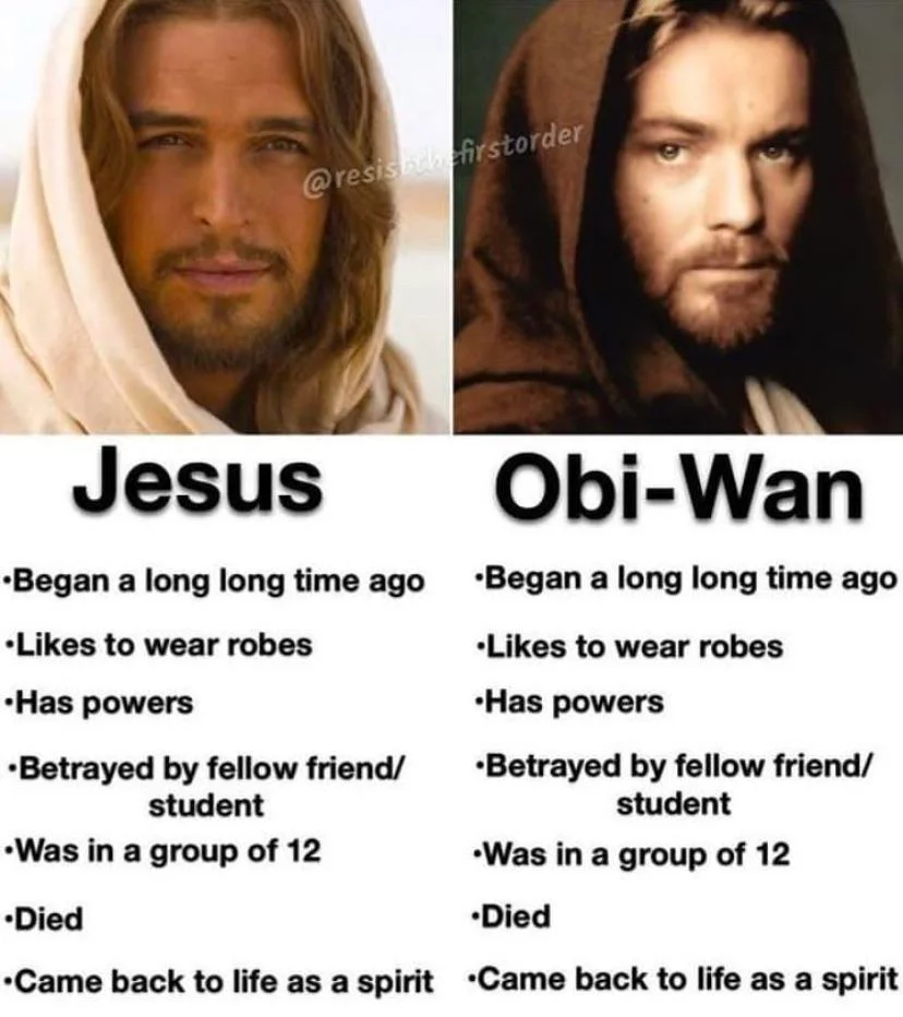 Obi-Wan is Jesus confirmed? | /r/PrequelMemes | Prequel Memes | Know ...