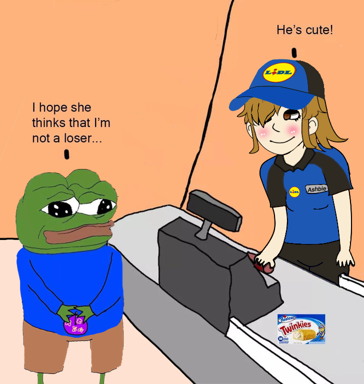Cute Cashier | Ashbie Moon / Aspie Girl / Aspie Chan | Know Your Meme