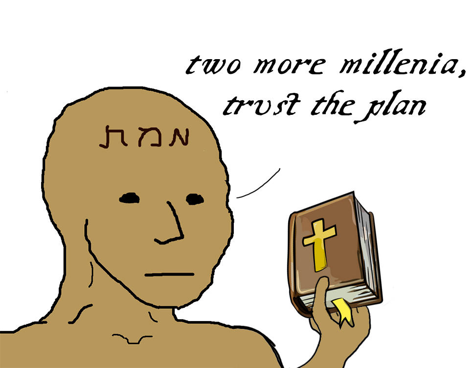 npc golem (christian) | NPC Wojak | Know Your Meme