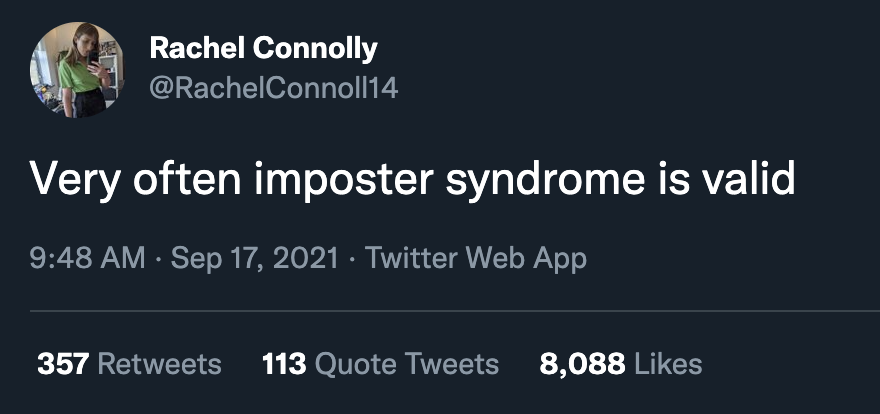 imposter syndrome | Weird Twitter | Know Your Meme