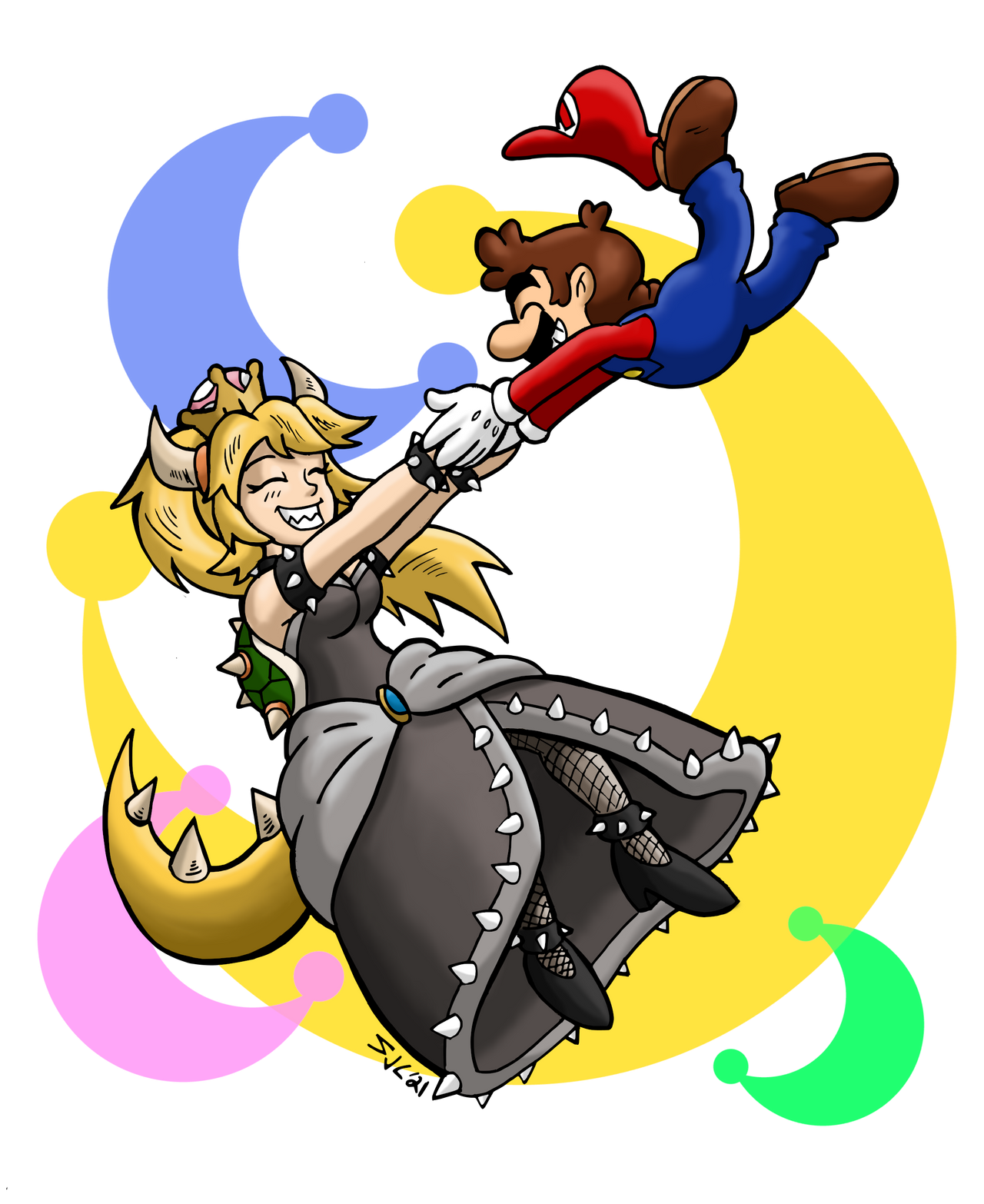 Bowsette and Mario | Bowsette | Know Your Meme