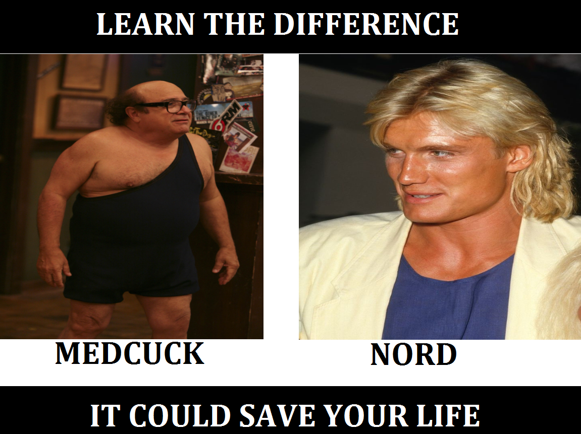Medcuck vs Nord | Nordic / Mediterranean | Know Your Meme