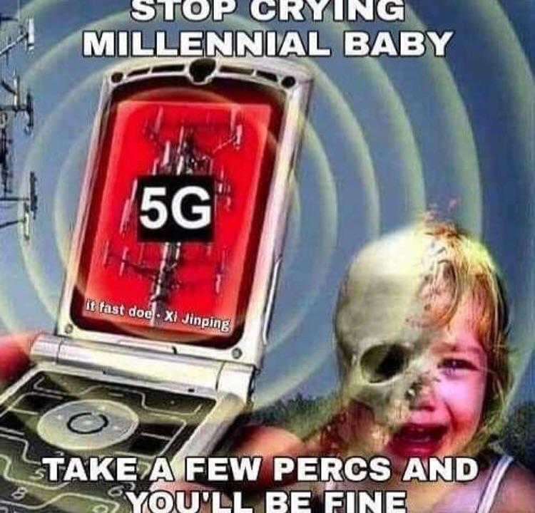 stop crying millenial baby take a few percs and you'll be fine ...