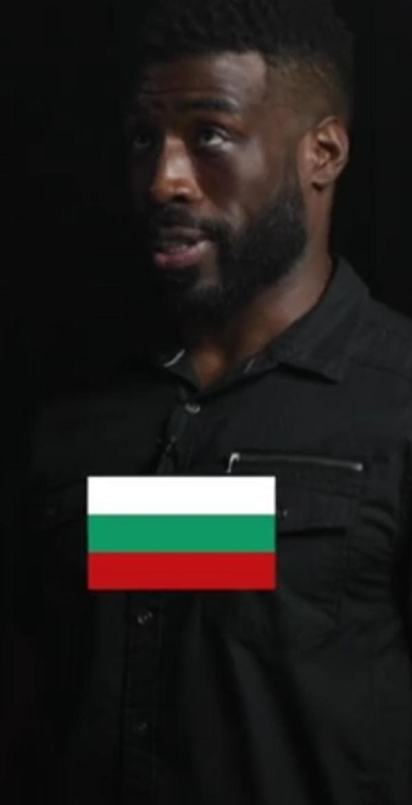A famous youtuber "geography now" represented Bulgaria with a black guy ...