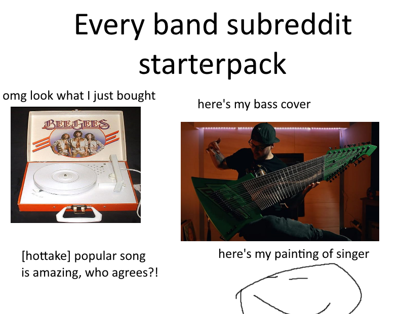 band sub starterpack | /r/starterpacks | Starter Packs | Know Your Meme
