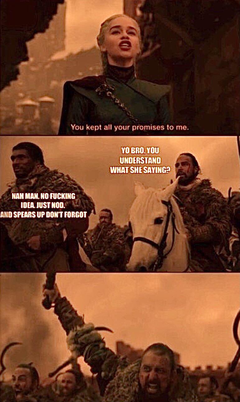 Dumb and Dumber kinda forgot Dothraki don’t speak Valyrian | /r ...