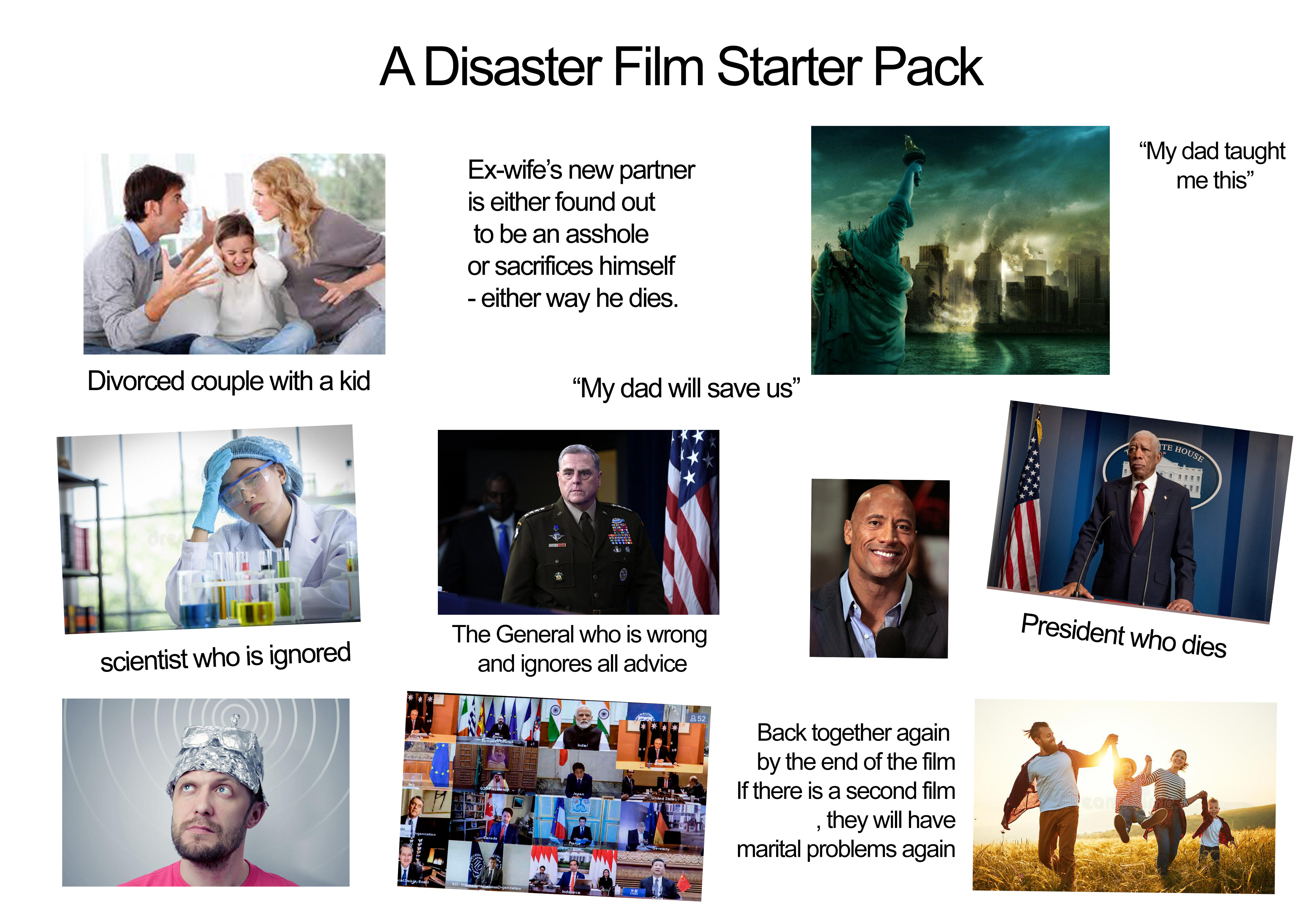 Disaster film starter pack | /r/starterpacks | Starter Packs | Know ...