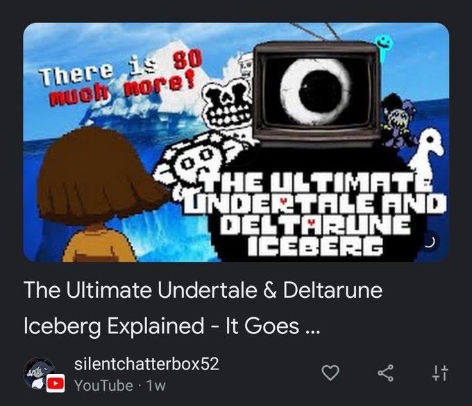 THE ULTIMATE UNDERTALE ICEBERG | Prunsel | Know Your Meme