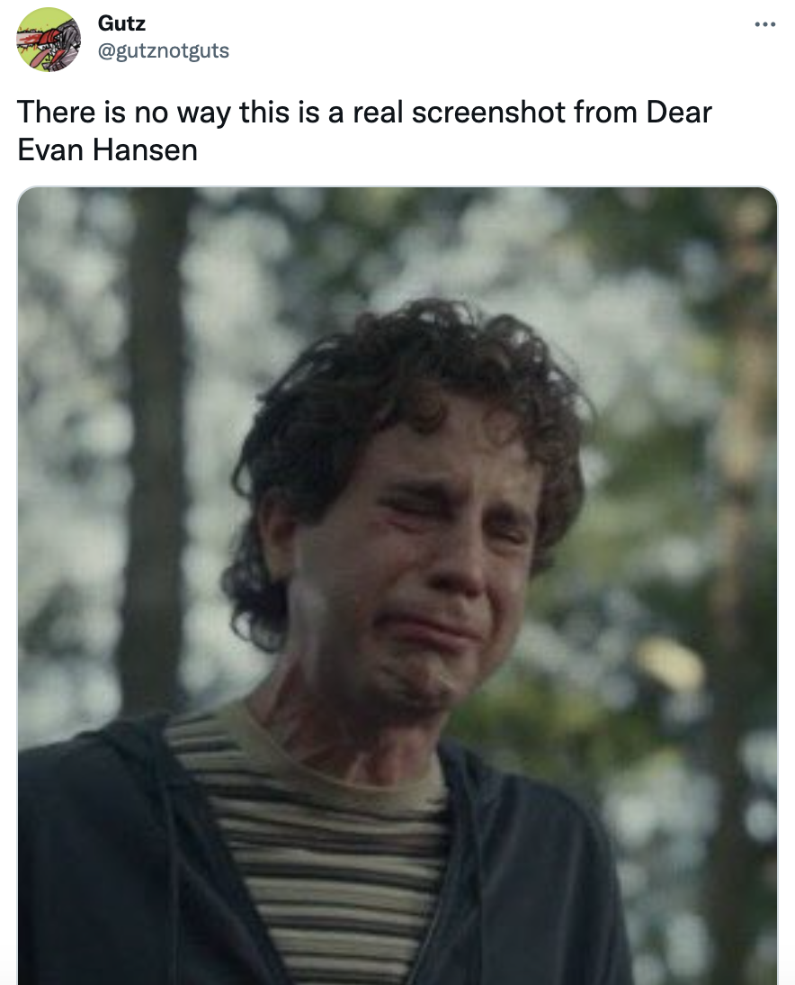 No Way | Crying Evan Hansen | Know Your Meme