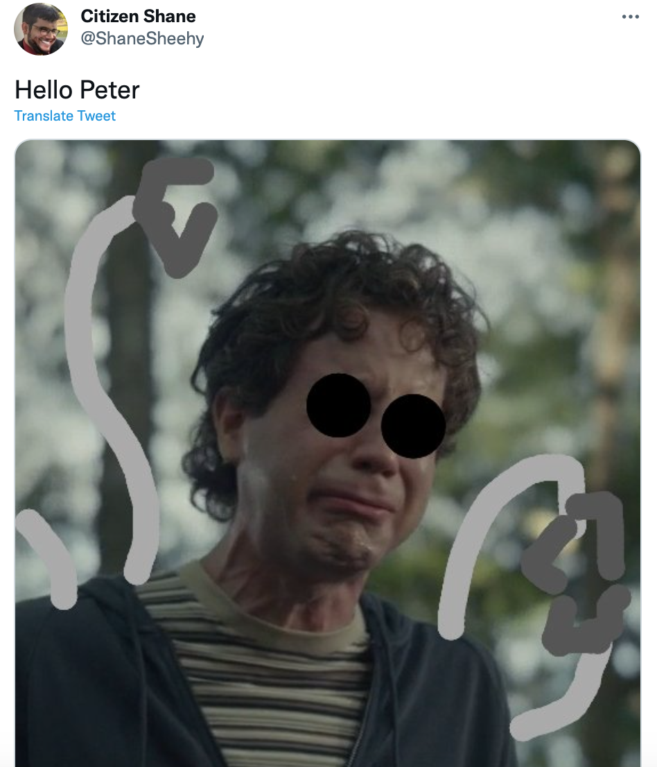 hello peter | Crying Evan Hansen | Know Your Meme