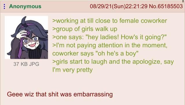 Anon is a femboy | /r/Greentext | Greentext Stories | Know Your Meme