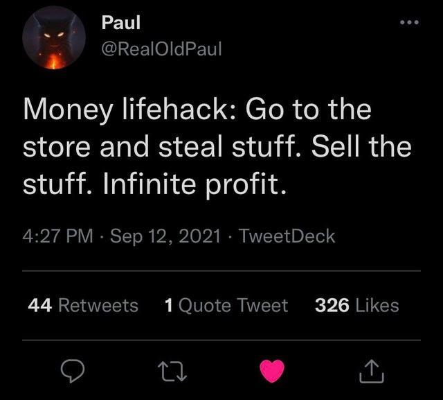 Infinite Profit | Know Your Meme