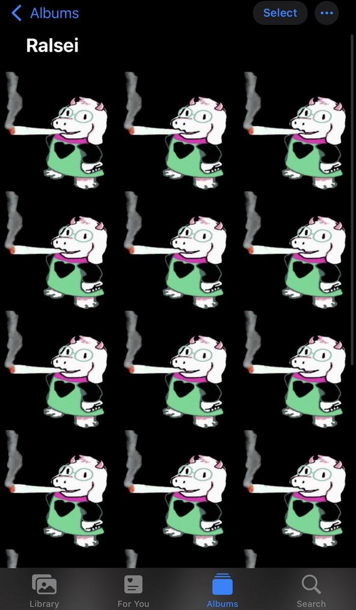 My iPhone is filled with doobie ralsei | Doobie Ralsei | Know Your Meme