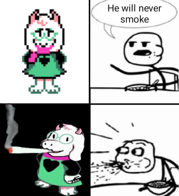 Ralsei proves it wrong | Doobie Ralsei | Know Your Meme