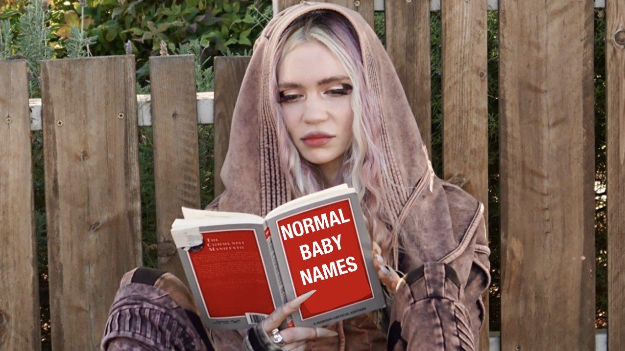 Normal Baby Names | Grimes Reading The Communist Manifesto | Know Your Meme