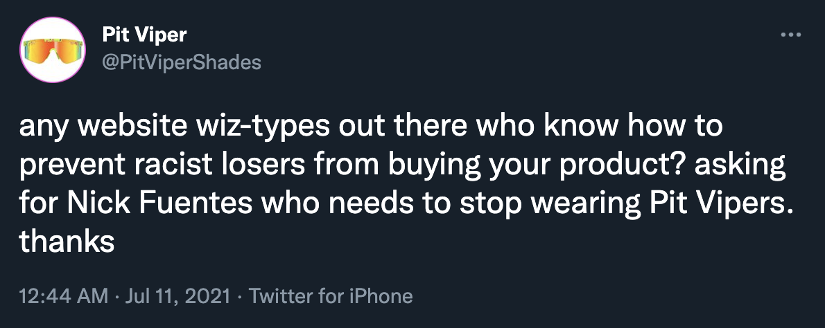 poor pit viper | Pit Viper Sunglasses | Know Your Meme