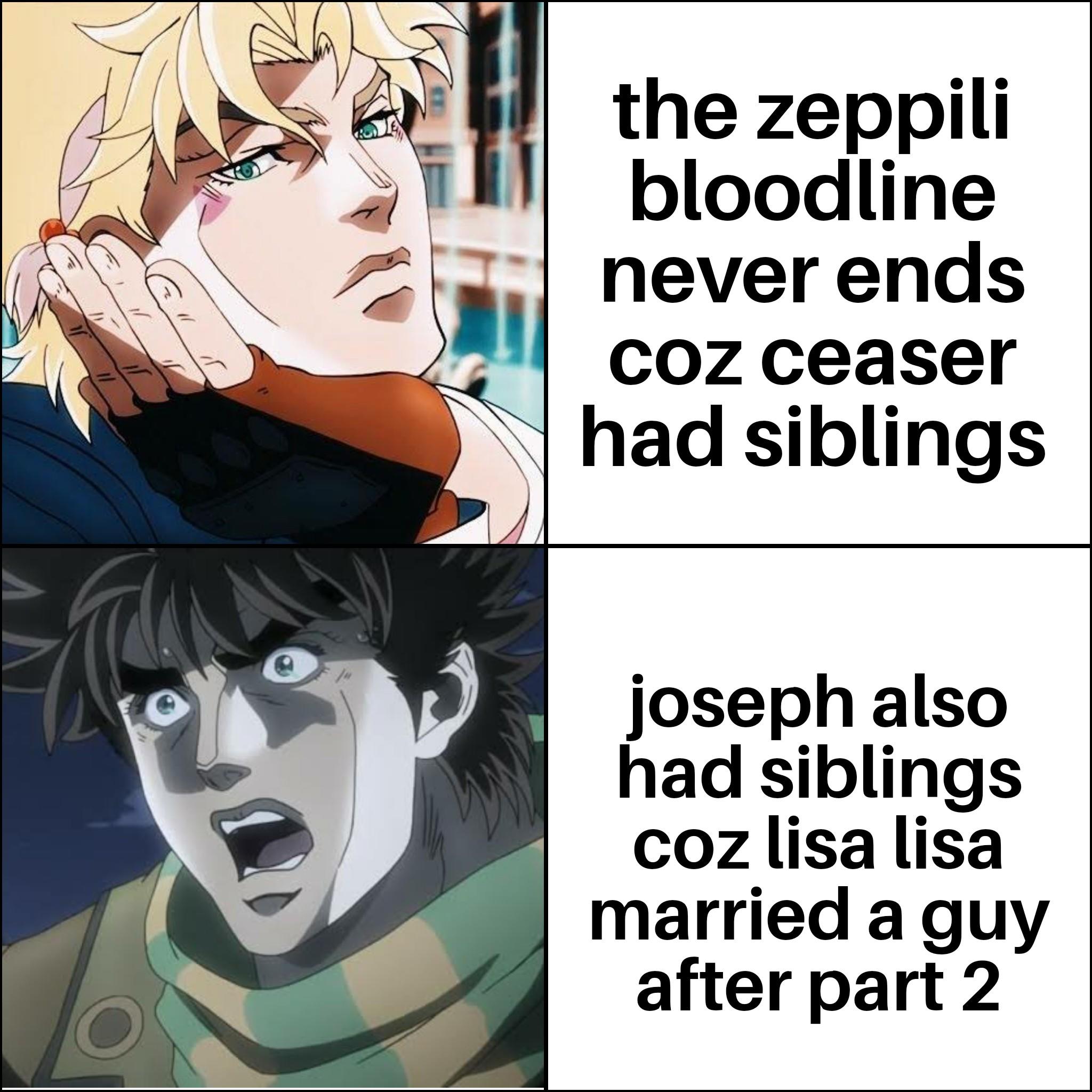 Joseph joestar had siblings? | /r/ShitPostCrusaders/ | JoJo's Bizarre ...