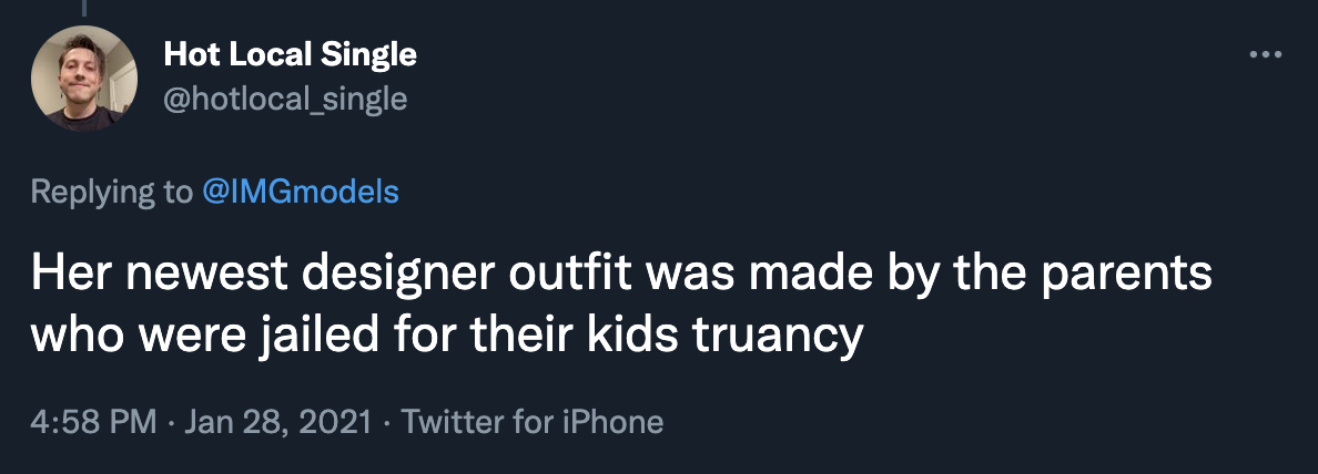 Her newest designer outfit was made by the parents who were jailed for ...