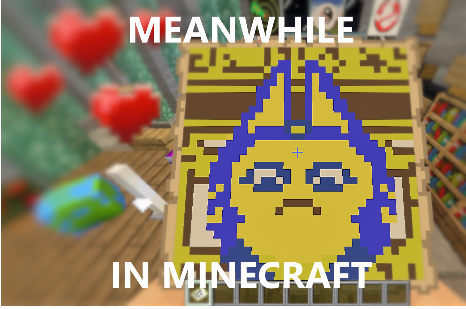 Painting Ankha in Minecraft | Ankha | Know Your Meme