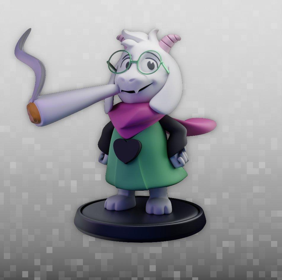 Dude the leaked deltarune fangamer figure is insane I can't believe ...