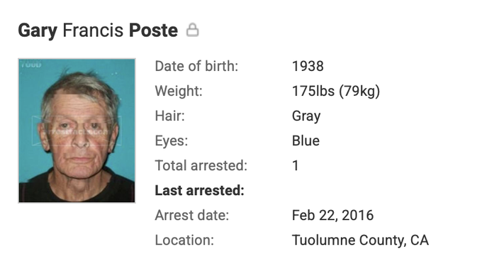 gary poste arrest | Zodiac Killer Gary Francis Poste | Know Your Meme