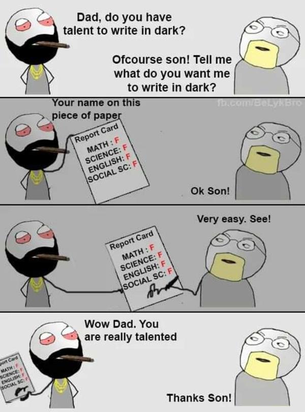 You Guys Are Still Getting Report Cards Signed? | Cursed Boomer Images ...