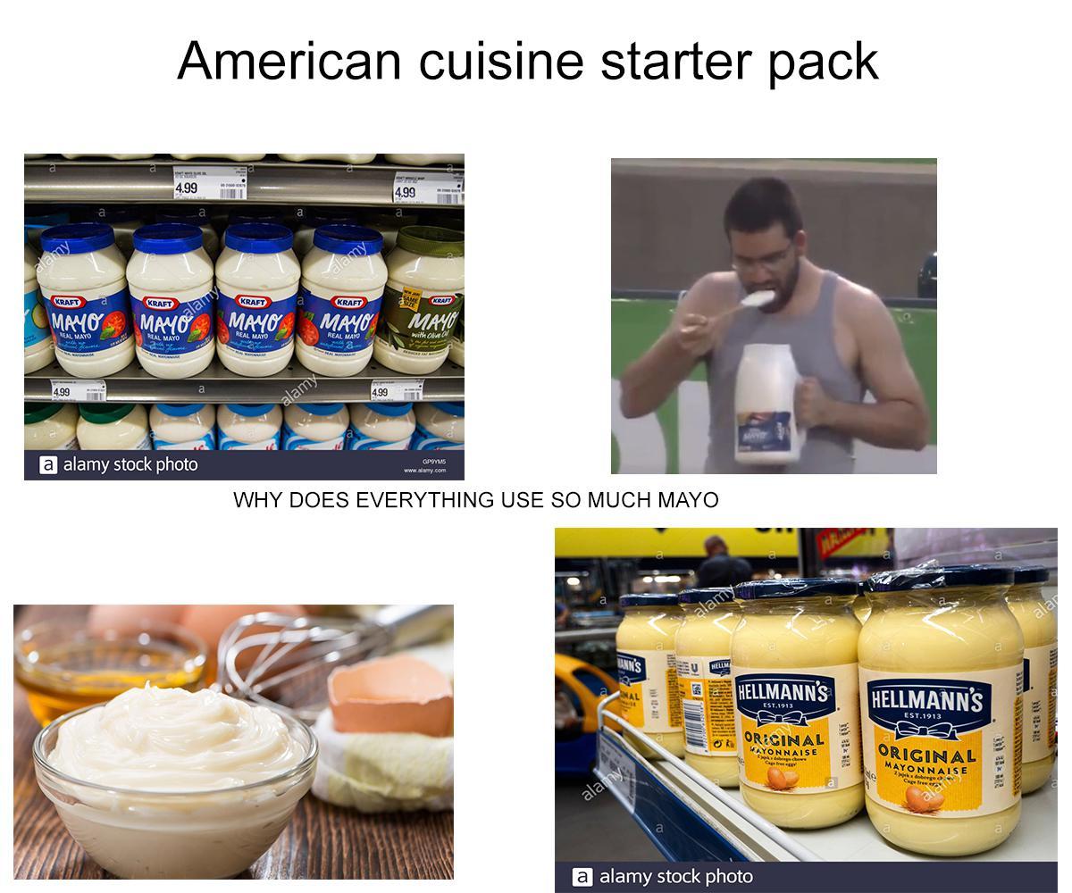 American cuisine starter pack | /r/starterpacks | Starter Packs | Know ...
