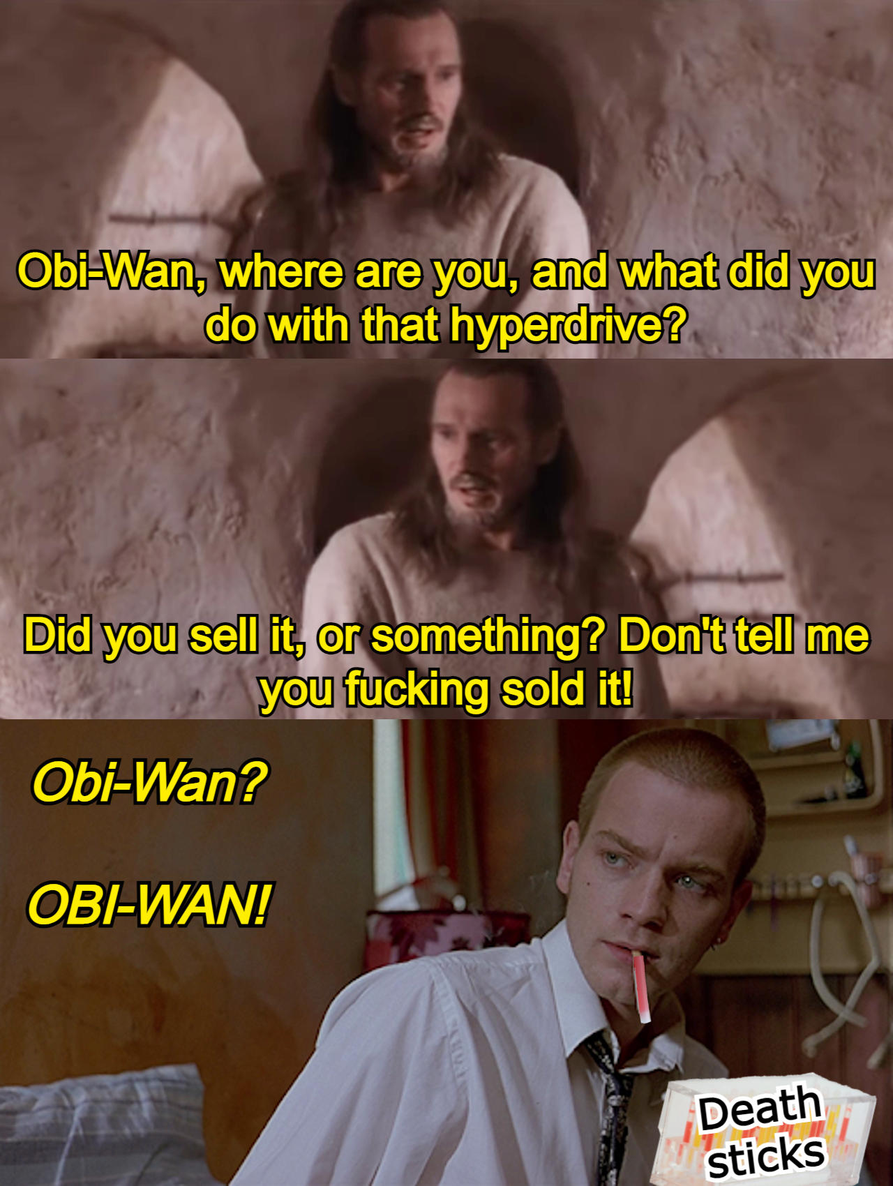 After this minor incident, Obi-Wan went home to rethink his life | /r ...