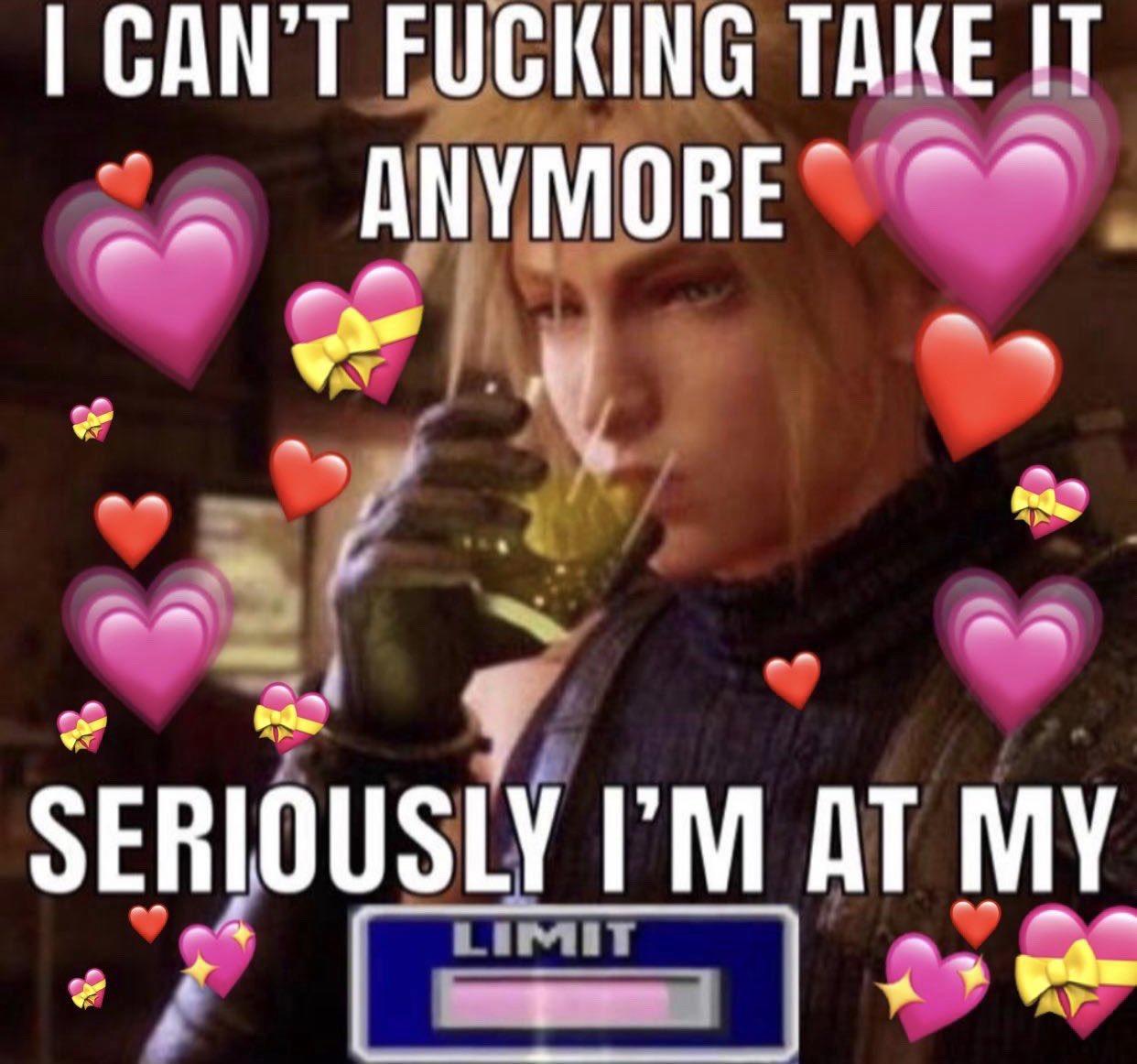 💗 | I Can't Take It Anymore, Seriously I'm at My Limit | Know Your Meme