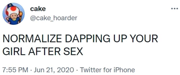 NORMALIZE DAPPING UP YOUR GIRL AFTER SEX | Normalize X | Know Your Meme