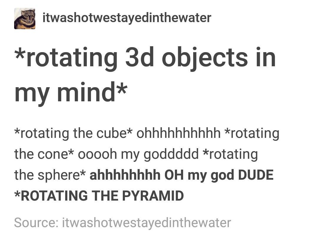 *rotating the cube* ohhhhhhhhhh | Rotating a Cow in Mind | Know Your Meme