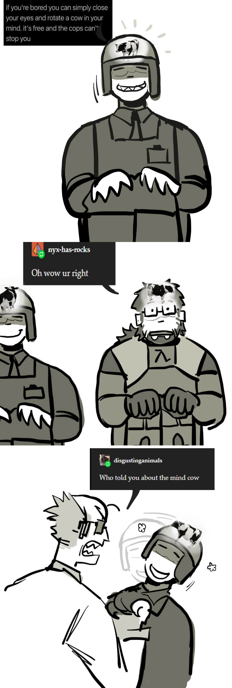 Rotate a Cow in Your Mind (HLVRAI) | Rotating a Cow in Mind | Know Your ...