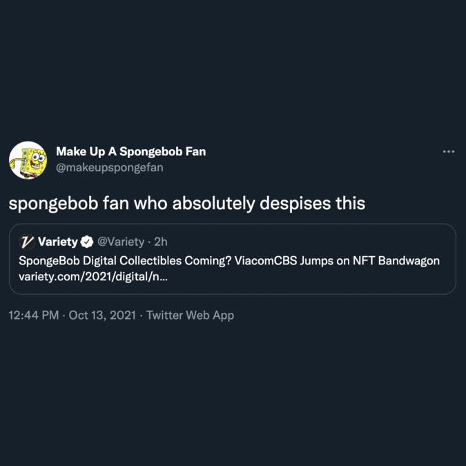 Spongebob NFT Collection | Spongebob NFT Collection | Know Your Meme