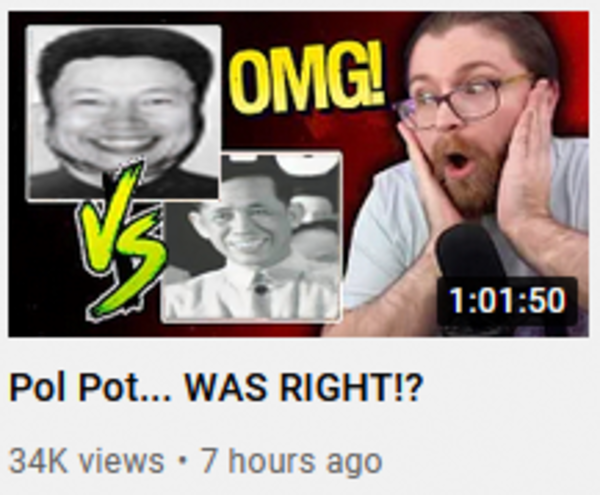 Vaush: OMG.... Pol Pot was right? Lon Nol | Pol Pot | Know Your Meme