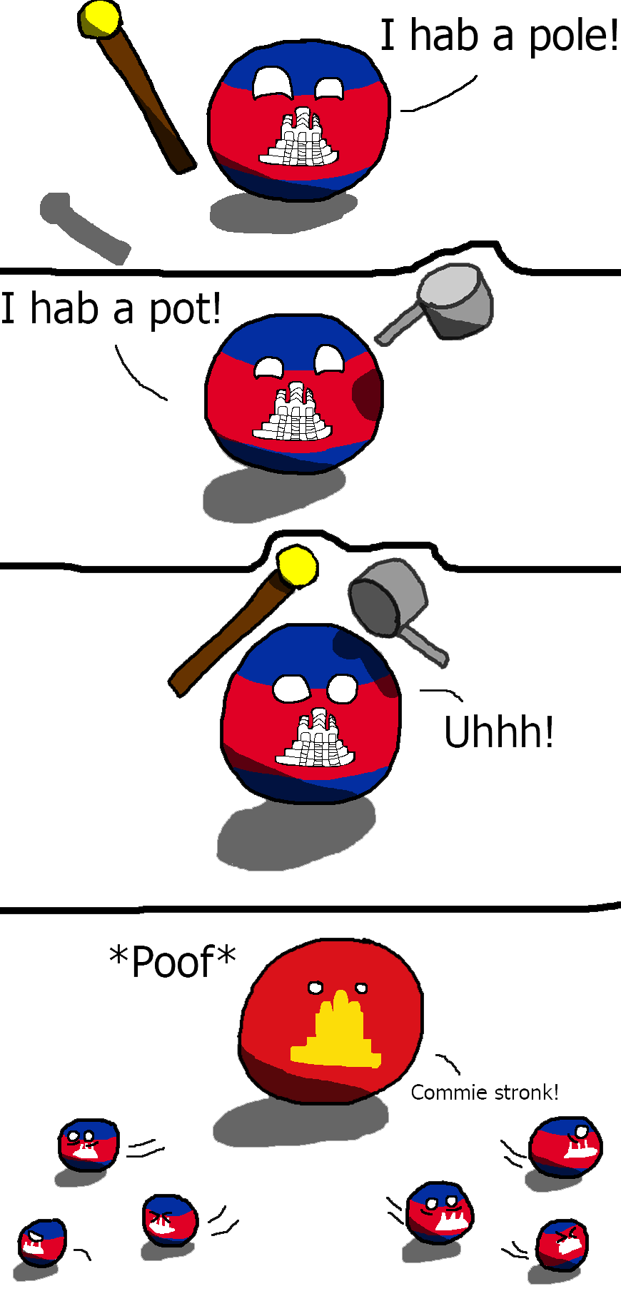Khmer Republic polandball comics i have a pole i have a pot, pol pot ...