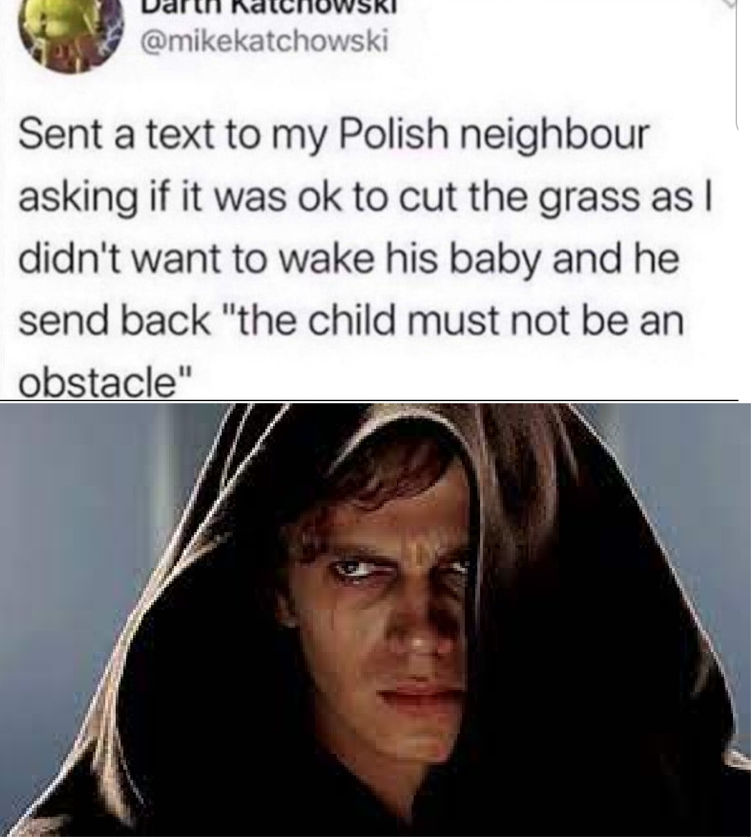 The child must not be an obstacle | /r/PrequelMemes | Prequel Memes ...